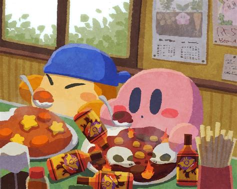 Kirby Waddle Dee And Bandana Waddle Dee Kirby And 1 More Drawn By