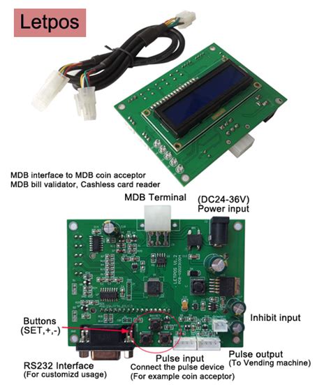 Rs232 Mdb Pc2mdb Smart Rs232 Mdb Cashless Payment Communication