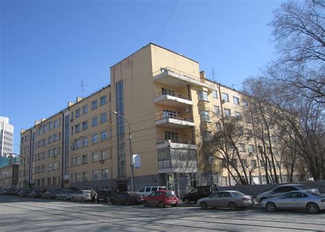 Жилой дом-комбинат работников НКВД по улице Серебренниковская № 16 ...