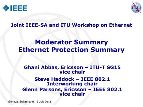 PPT Ethernet Protection And Packet Synchronization PowerPoint Presentation ID