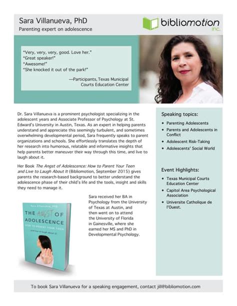 Sara Villanueva One Sheeter Pdf
