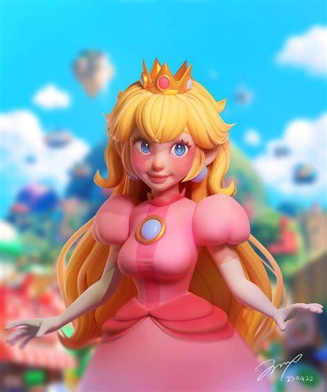 Princess Peach Finished Projects Blender Artists Community