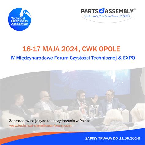 Weź Udział W Iv Międzynarodowym Forum Czystości Technicznej And Expo W