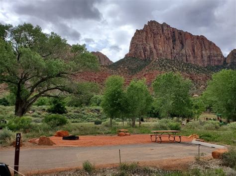 Watchman Campground Zion National Park Park Ranger John