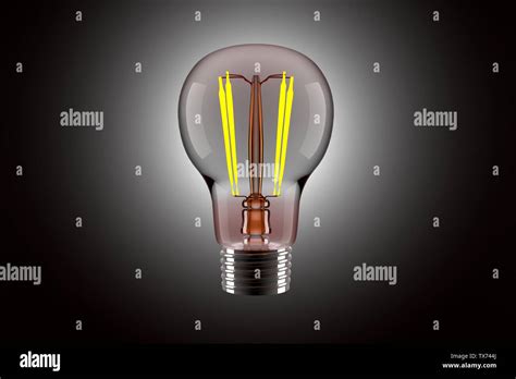 D Rendered Illustration Of A Classic Light Bulb Stock Photo Alamy