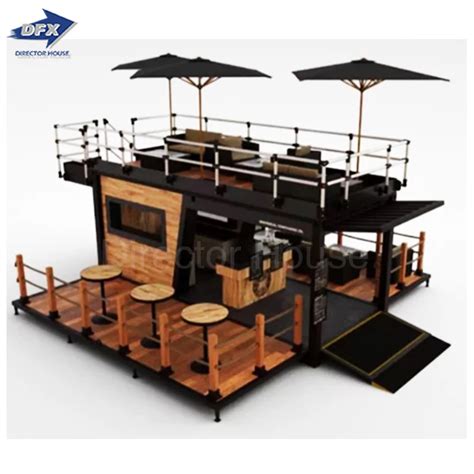 고급 조립식 집 모듈식 배송 컨테이너 하우스 카페 사용 40 피트 20 피트 Aliexpress