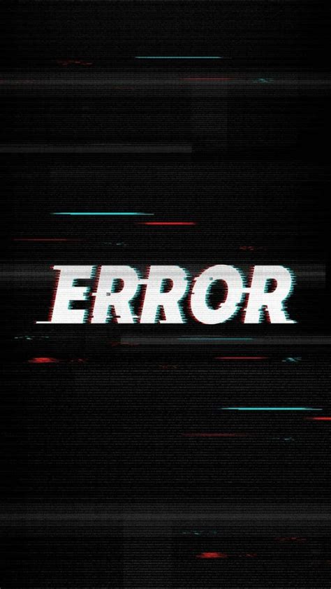 Download Glitch Error Aesthetic Wallpaper