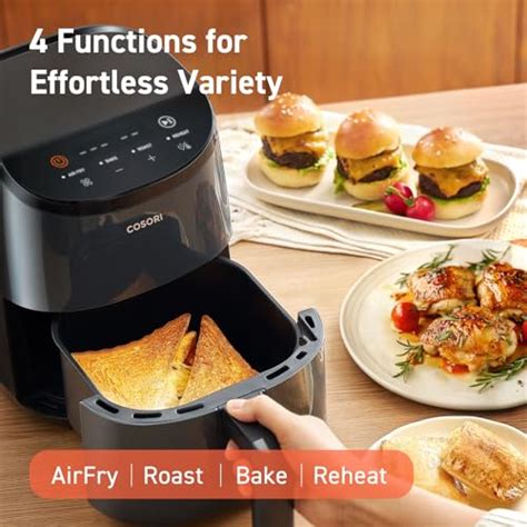 Cosori Mini Air Fryer 21 Qt 4 In 1 Small Airfryer Bake Roast