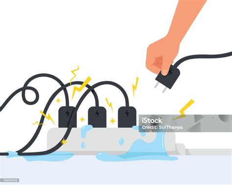젖은 전기 충격이 가해진 플러그를 잡고 전원을 과부하 적으로 꽂습니다 콘센트에 플러그를 꽂습니다 전기 화상의 위험이 있습니다