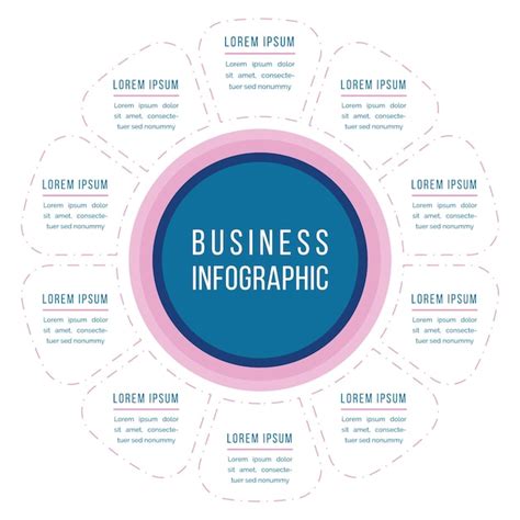 Premium Vector Infographic Circle Design 10 Steps Objects Options Or