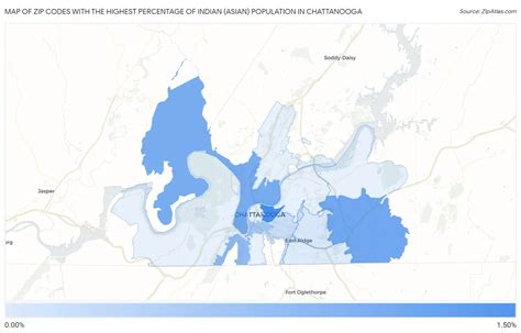 Percentage Of Indian Asian Population In Chattanooga By Zip Code In 2024 Zip Atlas