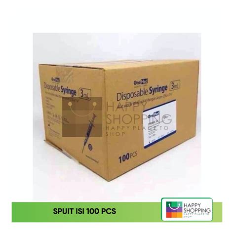 Jual COD Pcs Syringe Spuit Cc Cc Cc Jarum Suntik Onemed With Needle Shopee Indonesia