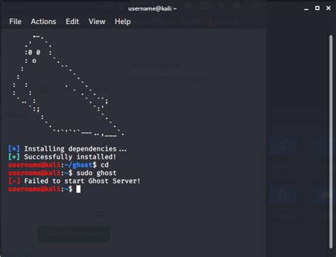 failed to start ghost server · issue 141 · entysec ghost · github