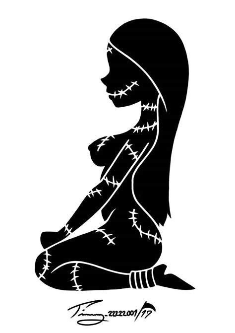 Rule 34 1girls Black And White Disney Nightmare Before Christmas