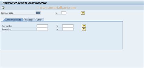 F BV SAP Tcode Reversal Of Bank To Bank Transfers