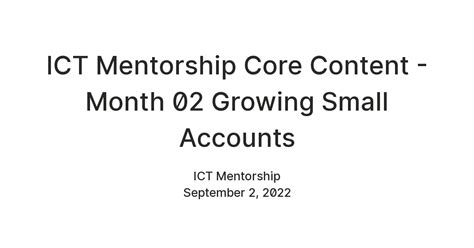 1 Месяц 2 ICT Mentorship Core Content Выращивание небольших