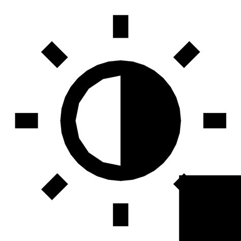 Brightness Contrast Vector Svg Icon Svg Repo