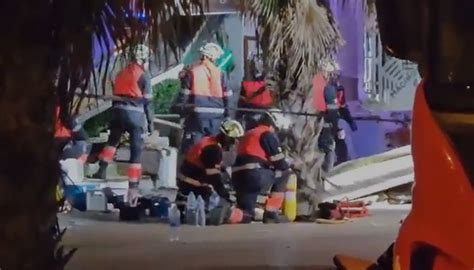 España Derrumbe En Playa De Palma Deja Fallecidos