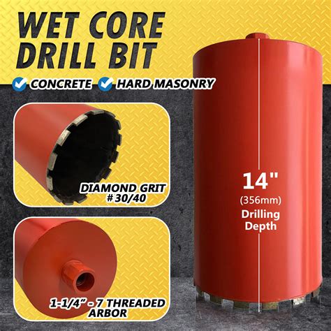 10 Wet Drill Core Bits For Concrete And Hard Masonry