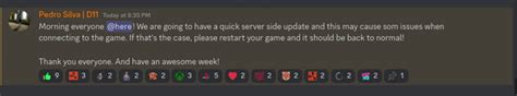 server side update for ptb restart your game if you cannot get in r