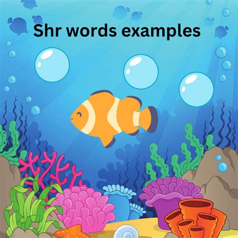 Shr Words Examples 5 Fun Game Free Printables