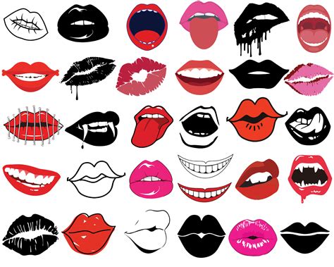 Red Lips Svg Kiss Svg Dripping Svg Kiss Png Bundle Hot Etsy