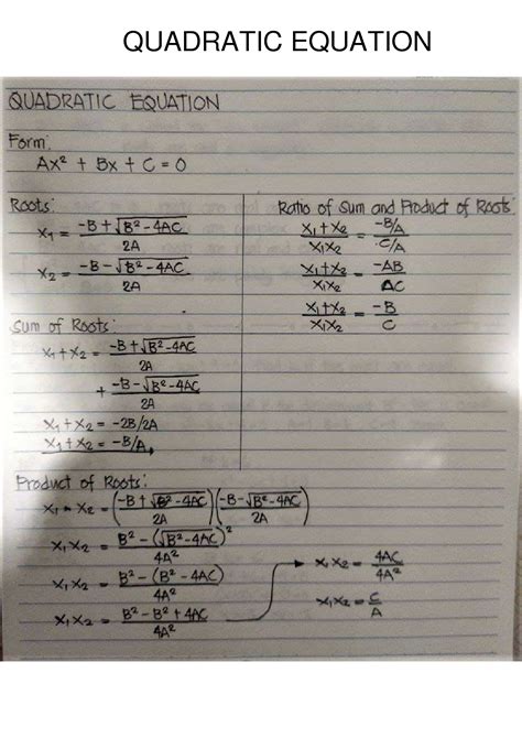 Solution Quadratic Equation Law Of Exponent Logarithms Binomial