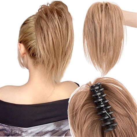 Sego Messy Bun Hair Piece Claw Clip In Hair Extensions Wavy Curly Hair