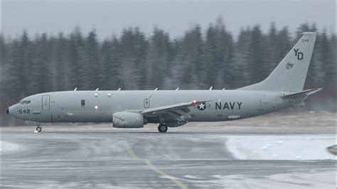 Us Navy Boeing P 8a Poseidon Sqn Vp 4 169542 At Tampere Pirkkala