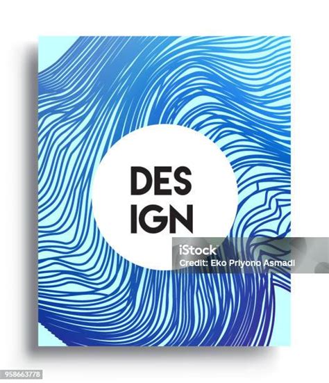 Latar Belakang Pola Garis Geometris Abstrak Untuk Desain Penutup Brosur