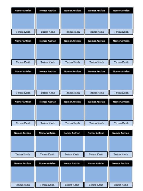 No Antrian Pdf