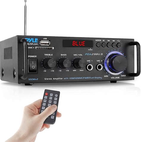 Wzmacniacz Audio Bluetooth Radio Fm W Mp Amplituner Stereo Mocny Sklep Opinie Cena W Allegro