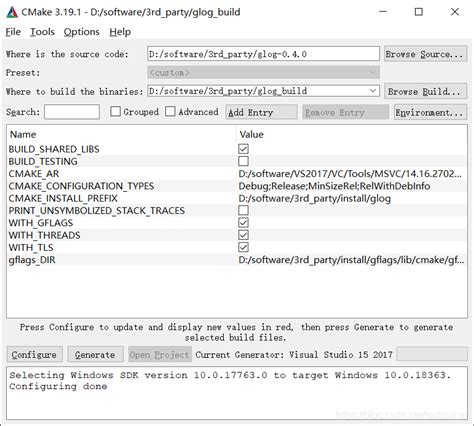 Win10安装glog040cmakevs2017windows Glog 安装 Csdn博客