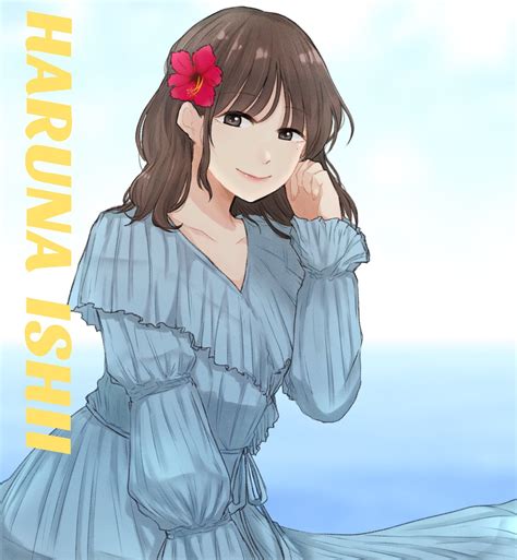 Ishii Haruna Real Life Drawn By Nigari Ngari Danbooru