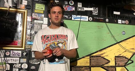 Punk Eating Apple With Knife Obviously Has Story To Tell