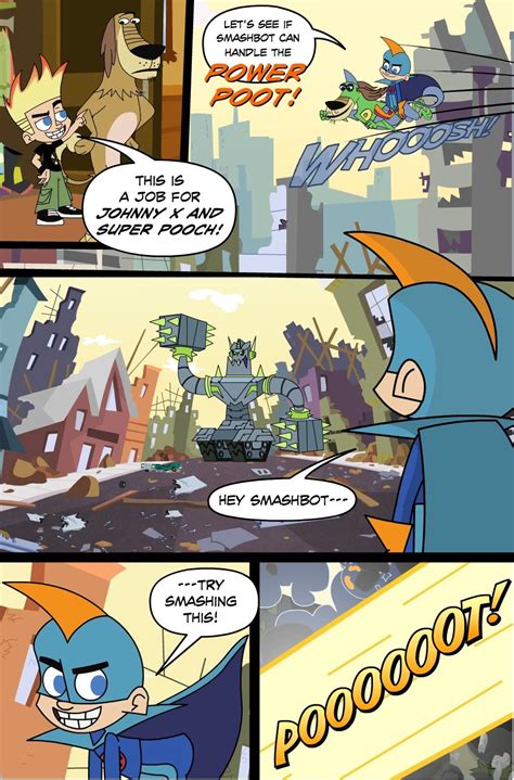 Johnny Test Comic 1 Page 3 Johnny Comics Super Hero Activities