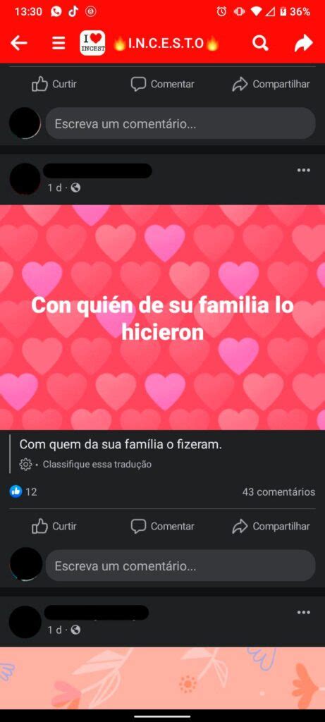 Exclusivo Grupos De Incesto E Conteúdo Infantil Se Espalham Pelas