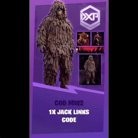 Code Mw2 Jacks Links 1x Code Call Of Duty Modern Warfare Ii Game
