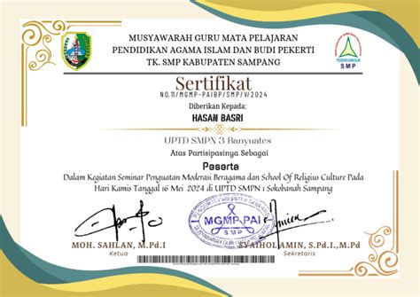 Seminar Moderasi Beragama Hasan Basri Pdf