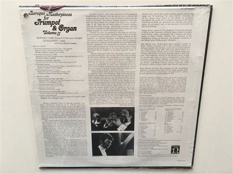 Baroque Masterpieces For Trumpet And Organ Volume Ii Sealed Lp Etsy