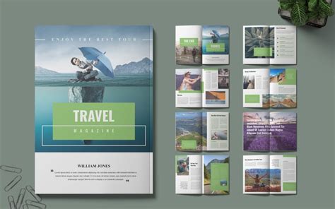 Simple Magazine Layout Design