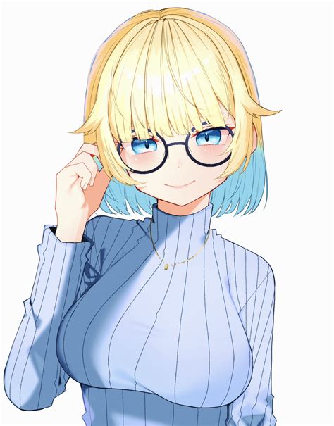 Temari Maco Aizawa Ema Vspo Highres 1girl Adjusting Eyewear Alternate Costume Alternate