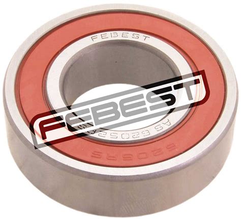AS-6205-2RS Genuine Febest BALL BEARING 25X52X15 09262-25072, 38214 ...