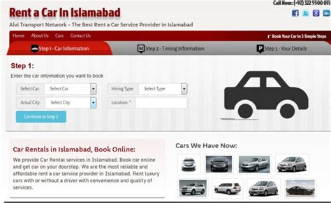Rent A Car In Islamabad Peham Raza