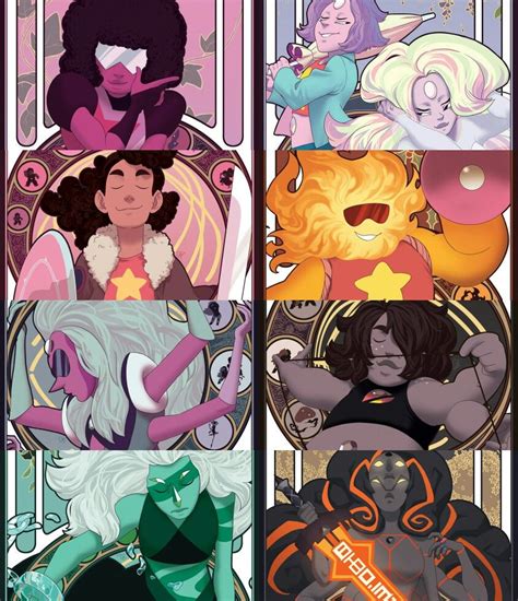 🎨 Hyperionwitch Art [tumblr] Fusions Garnet Rainbow Stevonnie Sunstone Smoky Obsidian