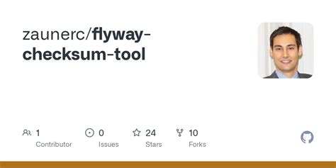 Github Zaunerc Flyway Checksum Tool