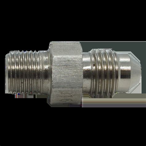 Rfs Stainless Steel Ss316 Jic Male Connector 38 Jic X 14 Npt 37