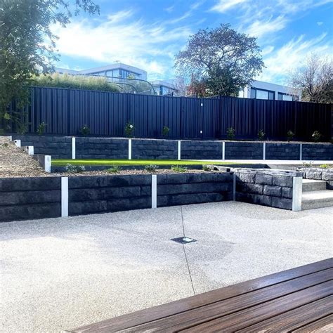 Full Backyard Landscape We Completed Exposed Aggregate Synthetic Turf