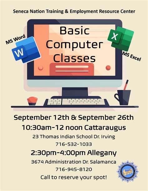 Upcoming Terc Computer Classes Sni