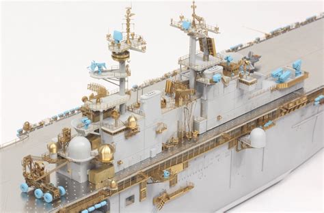 Uss Lhd 2 Essex Kit And Detail Up Set With F 35b 6 Sets Pontos Model